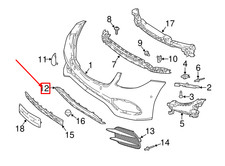 Mercedes-Benz 1249889878 Genuine OEM Upper Molding Clip for sale online ...