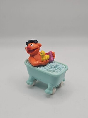 Vintage Sesame Street Ernie Bubble Bath Duckie Muppets. Applause Figure ...