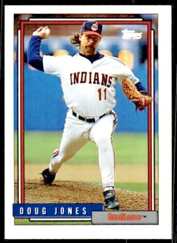 1992 Topps #461 Doug Jones Pitcher Cleveland Indians FREE shipping | eBay