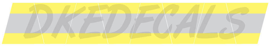 FIREFIGHTER HELMET TETS 8 PACK TETRAHEDRONS FIRE HELMET STICKER -YELLOW ...