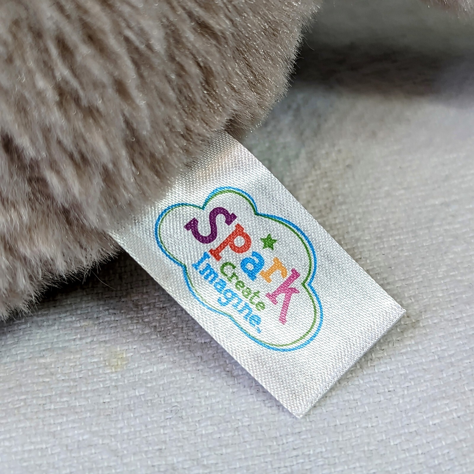 Spark Create Imagine Plush Puppy Dog With Rattle Ribbed Feet & Ears ...