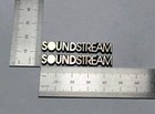 Soundstream Badge Logo Emblem Brushed Gold Pair For Speakers, Amps ...