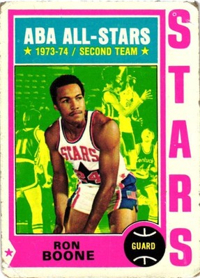 RON BOONE 1974-75 Topps Basketball #195 FREE SHIPPING B16R4S28P3 | eBay
