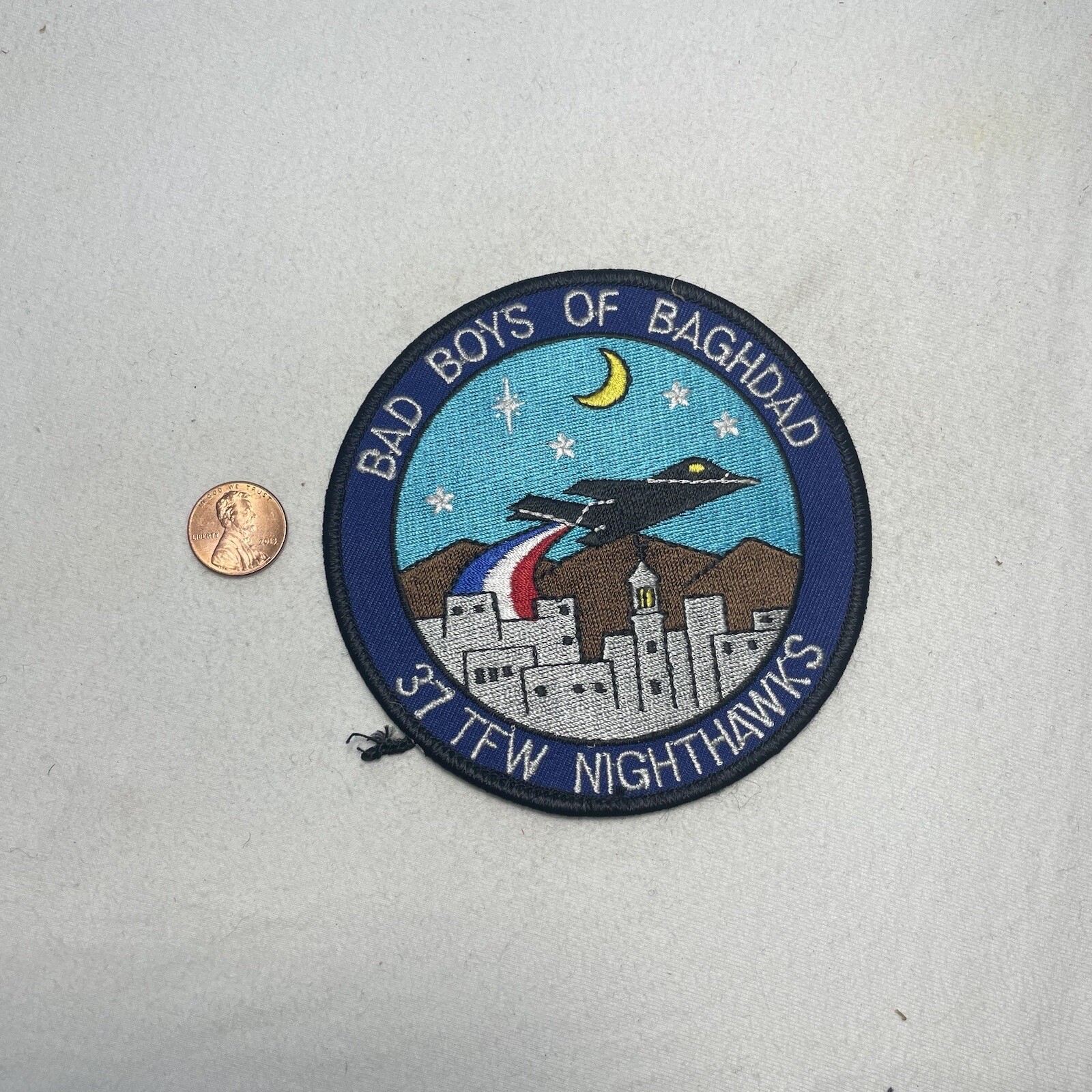 GWOT Desert Storm USAF 37th TFW Nighthawks Squadron Patch Bad Boys of ...