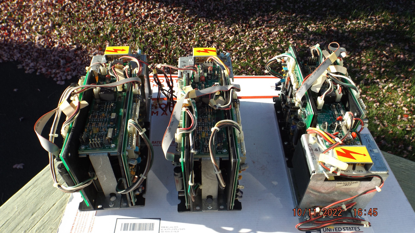 (1) 4100 Simplex power supply 562-917 W/2 25 Watt Amplifier Boards 562 ...