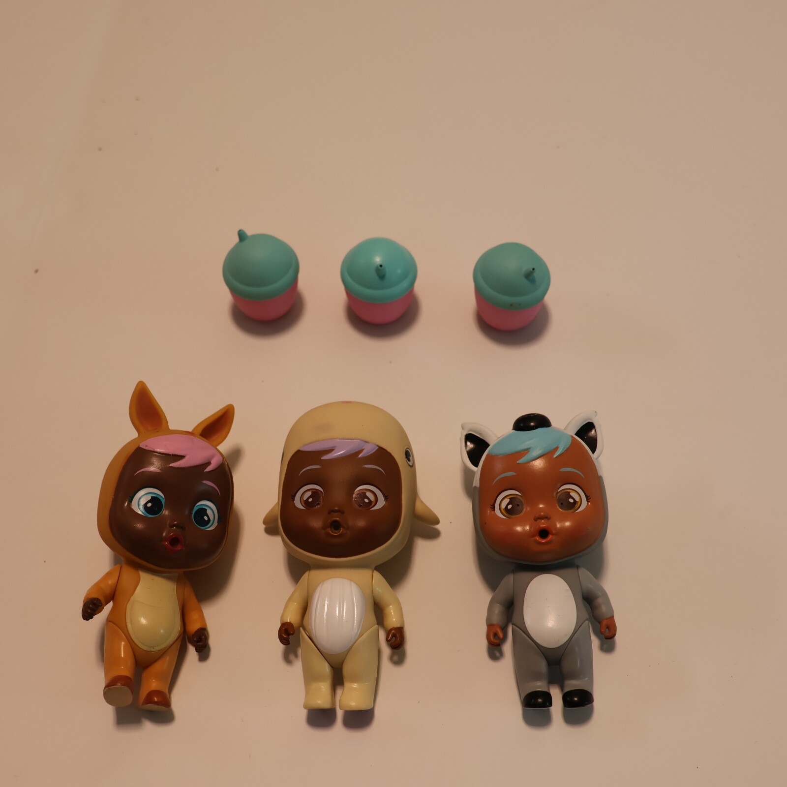 Lot of THREE Cry Babies Tiny Cuddles Easter Bunny Cry Real Tears | eBay