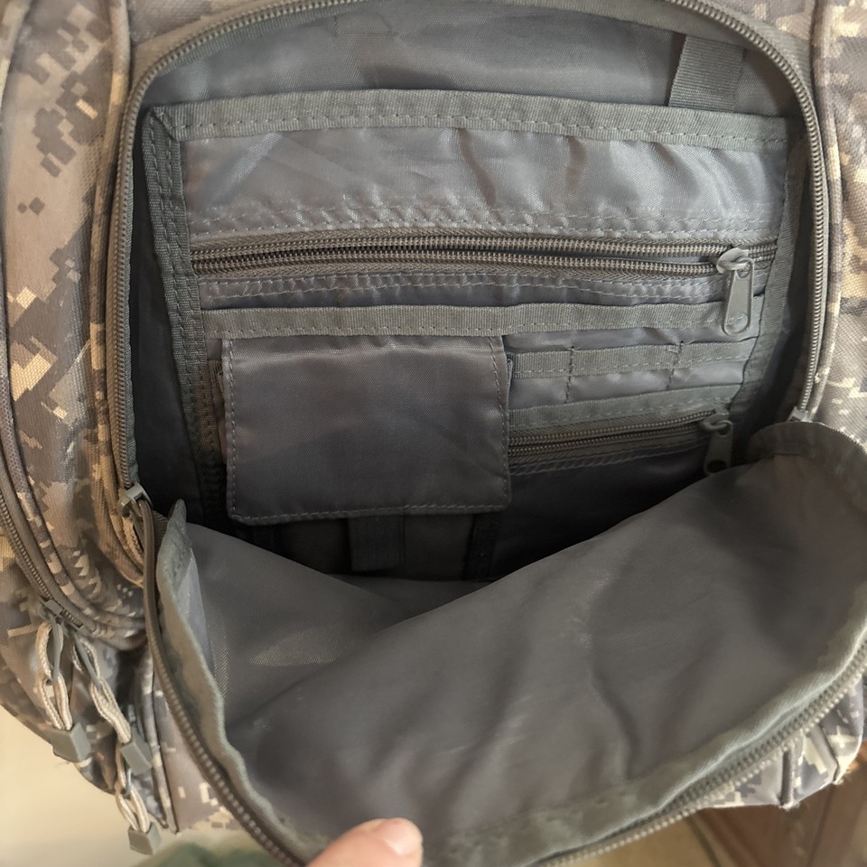 National Guard Digital Camo Backpack Book bag Briefcase Camping Laptop ...