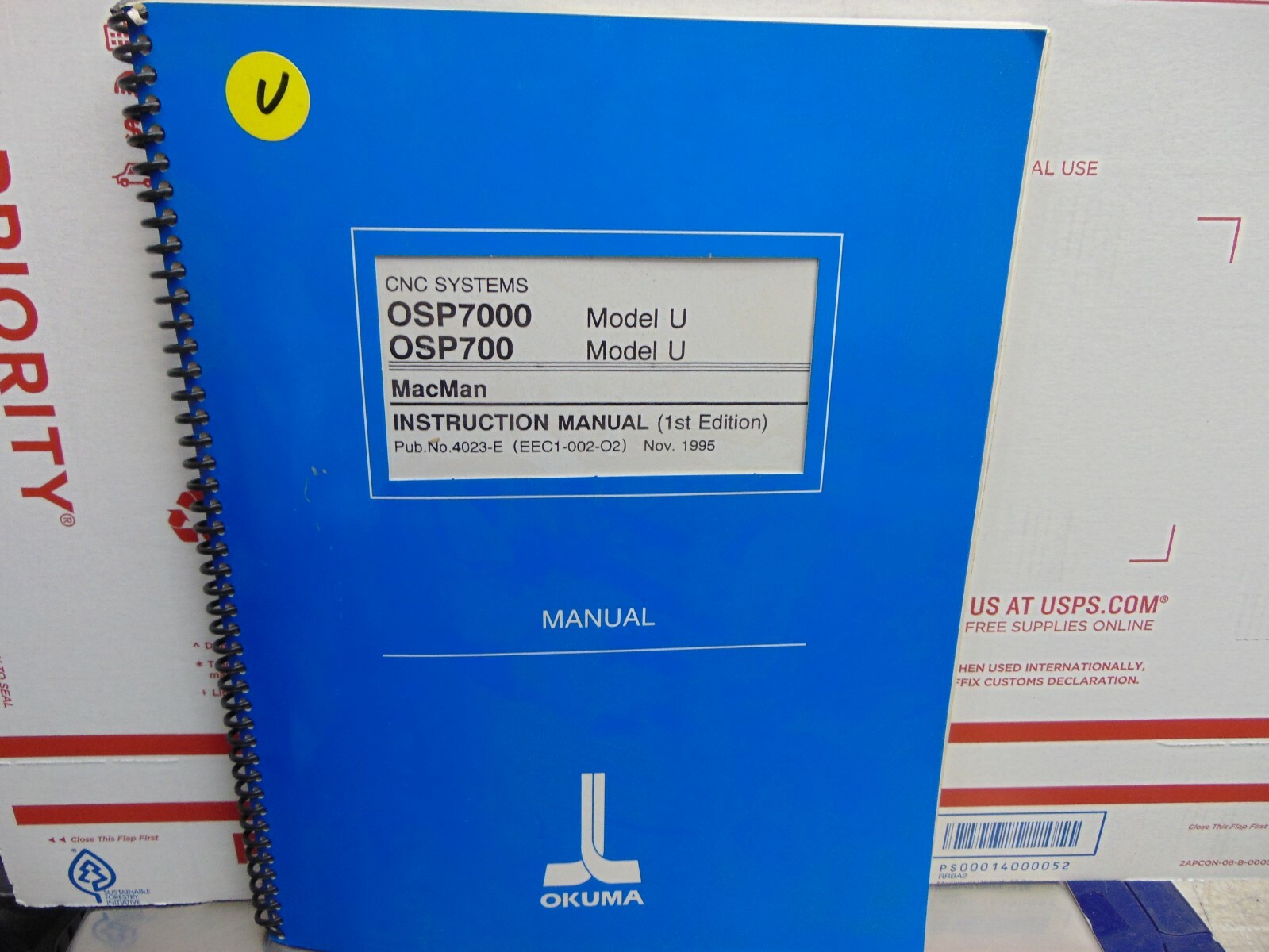 OKUMA OSP700L OSP7000L MODEL U MACMAN INSTRUCTION MANUAL 4023-E | eBay