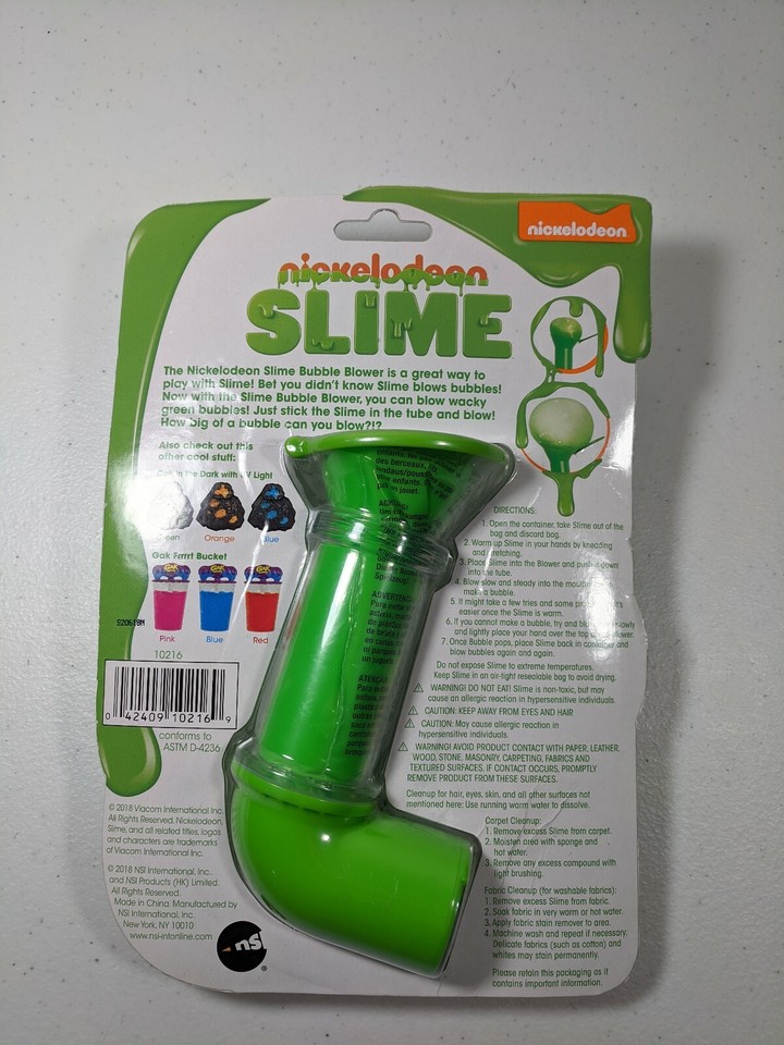 Nickelodeon Slime Bubble Blower Sealed New | eBay