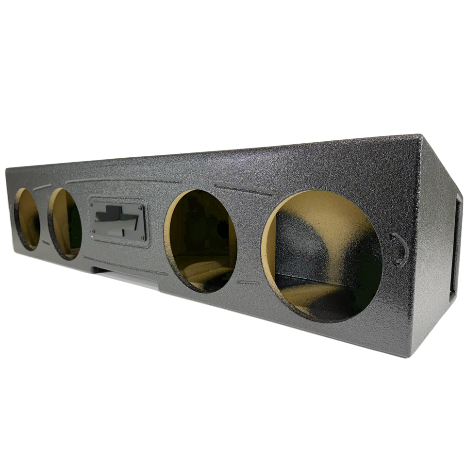 Sub Woofer Box Chevy Silverado Gmc Sierra 19-24 Crew Cab 4x8 Woofers ...