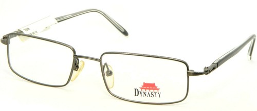 NEW Dynasty Tsin Gunmetal GUN EYEGLASSES GLASSES METAL FRAME 54-18 ...