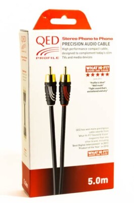QED Stereo Phono to Phono Precision Audio Cable 5m Pair | eBay