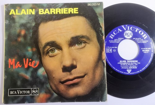 EP 45 tours 45 rpm 7" ALAIN BARRIERE 86 053 ma vie + 2 RCA FRANCE BIEM ...