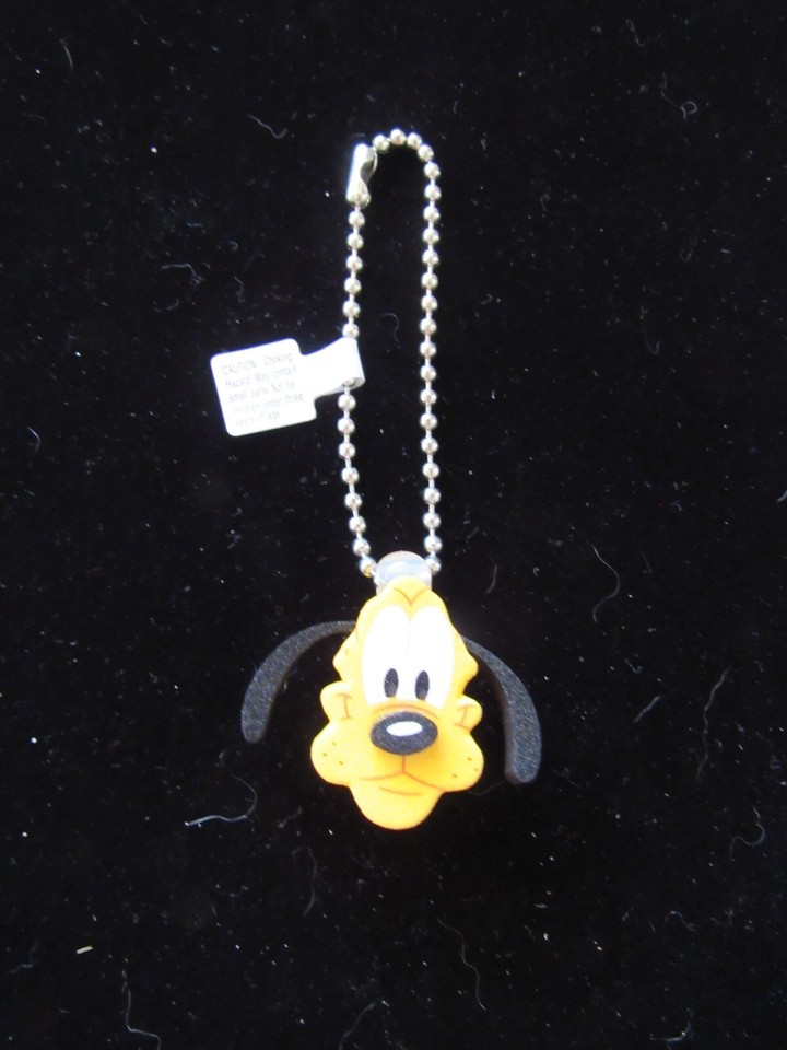 Disney Parks "Park Life" 3D Foam Keychain Beaded Chain - Pluto | eBay