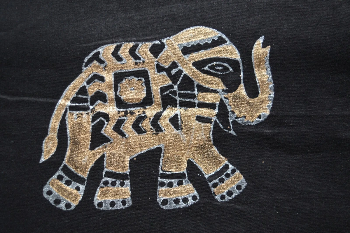 Indian Elephant Print Fabric
