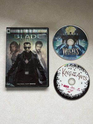 Blade Trinity DVDS with Original Case & Wolves of Wall Street King Ants DVD lot 794043781827| eBay