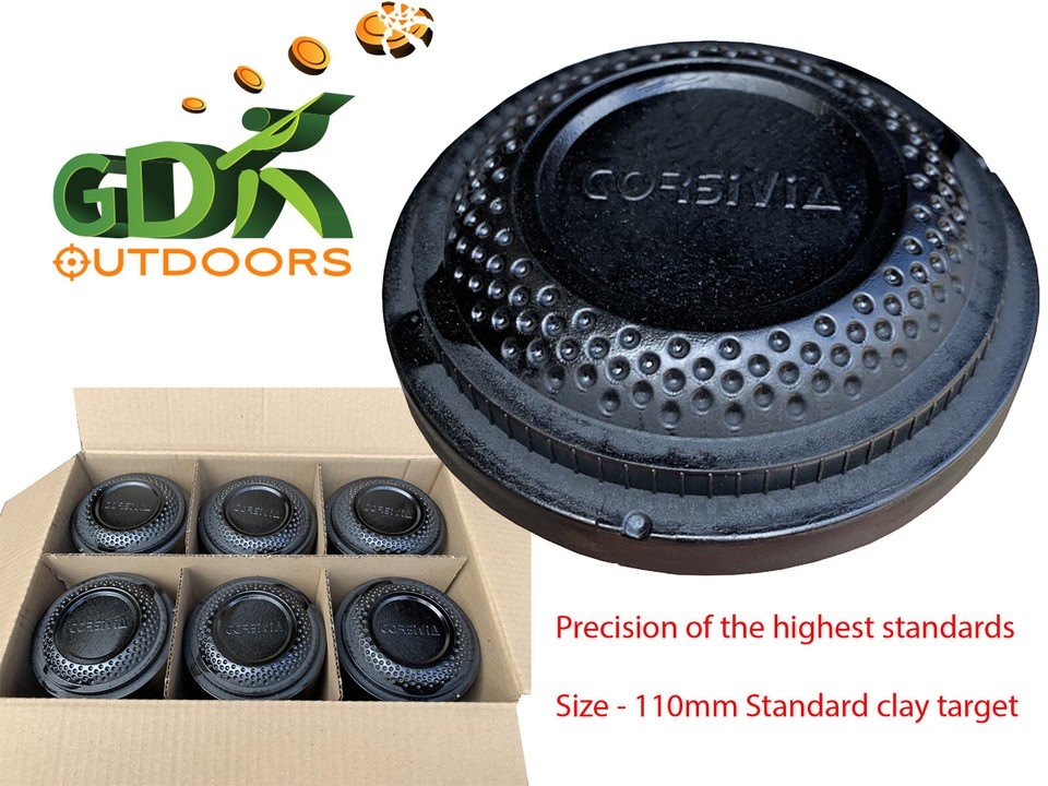 STANDARD CLAY PIGEON TARGETS, CLAYS,BLACK/ORANGE CLAY THROWING TARGET ...