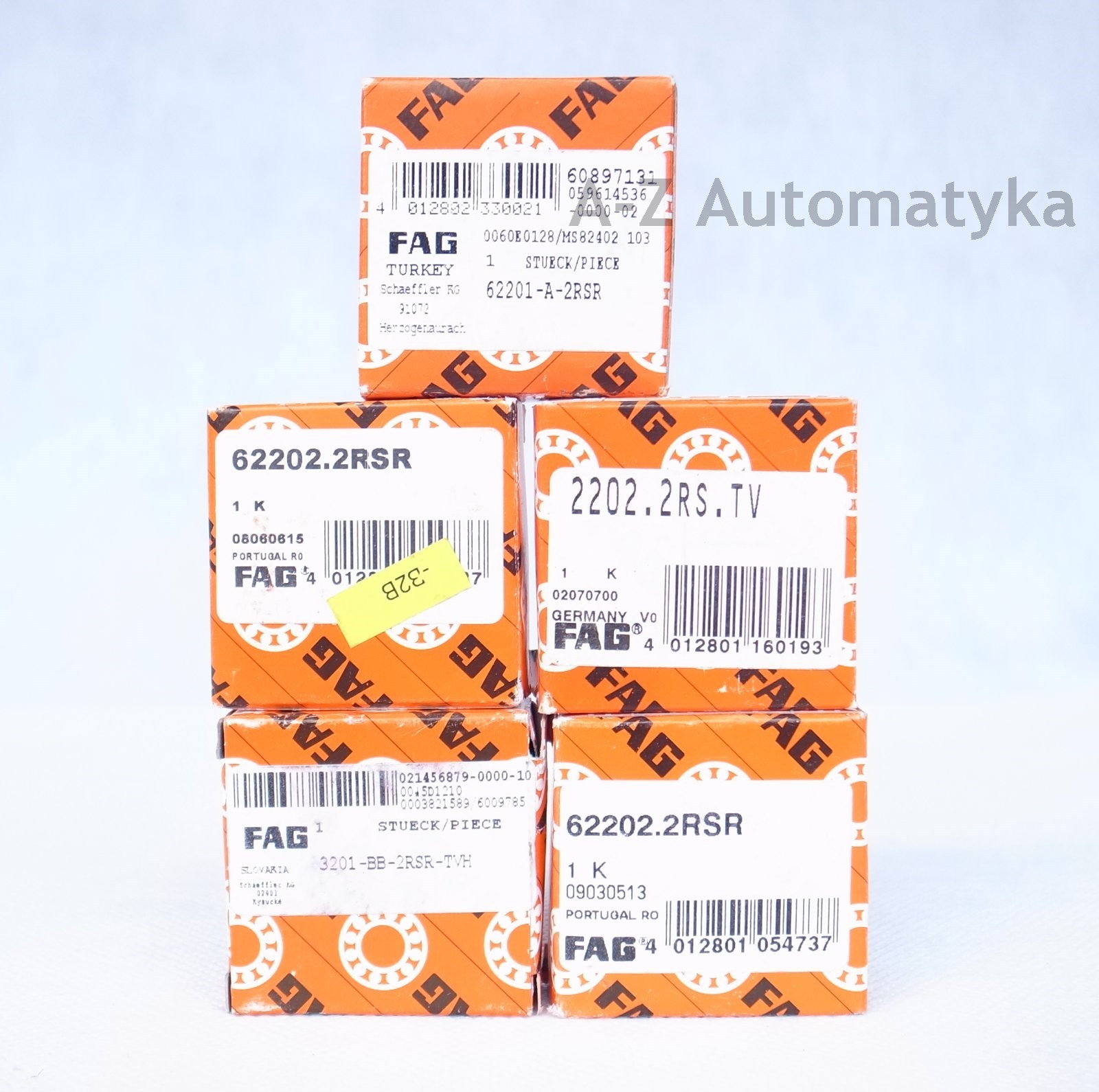 FAG BALL BEARING 2x 62202.2RSR 62201-A-2RSR 2202.2RS.TV 3201-BB-2RSR ...