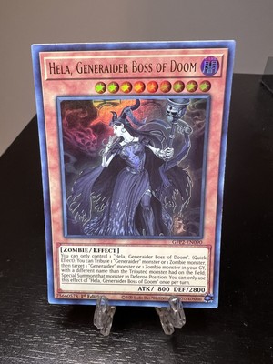 Yugioh - Hela, Generaider Boss of Doom - GFP2-EN090 - Ultra Rare 1st ...