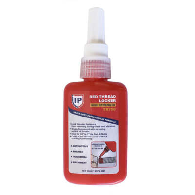 Bottle of Industrial Red Threadlocker Fluid Thread Locking Seal | eBay ...