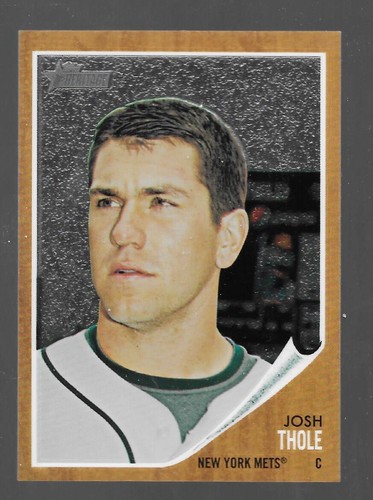 2011 Topps Heritage Chrome #C6 Josh Thole (Mets)/1962 | eBay