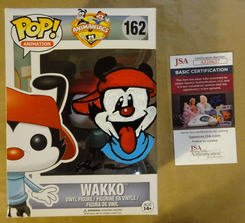 Richard Maurizio Signed & Sketched Animaniacs Wakko Funko Pop #162 JSA ...