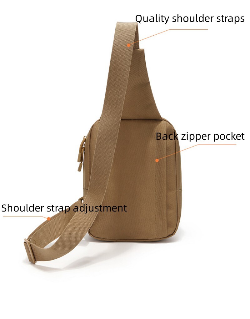 Tactical Chest Gun Bag Concealed Pistol Shoulder Bag Access Crossbody ...