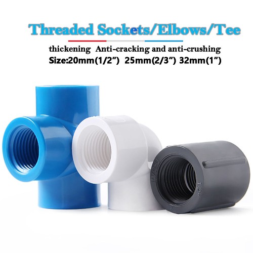 PVC Threaded Pipe Fittings / Socket Threaded Fitting/ 90°elbow / Equal ...