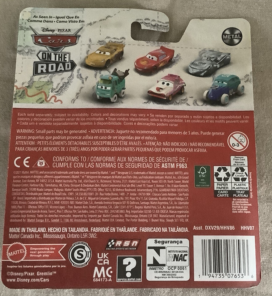 DISNEY PIXAR CARS ON THE ROAD GREEBLES AMC Pink Clown Car NEW 2022 | eBay