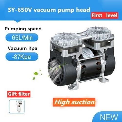 220v Oil-free silent pumping laboratory vacuum pump negative pressure ...