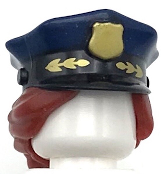 Lego Policeman Hat Personalised American Police Officer (Cap Included)