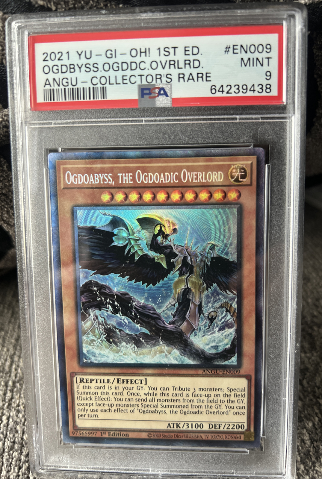 PSA 9 Ogdoabyss, the Ogdoadic Overlord - ANGU-EN009 - Collector's Rare ...