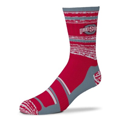 Ohio State University OSU Buckeyes Logo Performer III Pair of Socks FBF ...