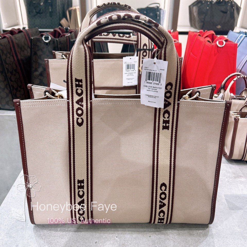 NWT Coach Smith Tote Bag medium size canvas CS617/CY367 | eBay