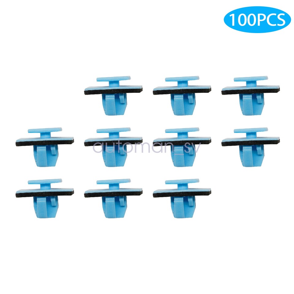 100Pcs Fits For Hyundai Santa Fe 2012-2017 Rocker Panel Retainer ...