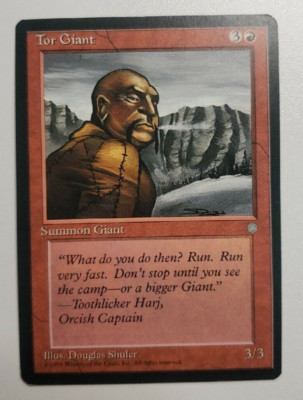 Tor Giant MtG Red Creature Card Magic the Gathering Card | eBay
