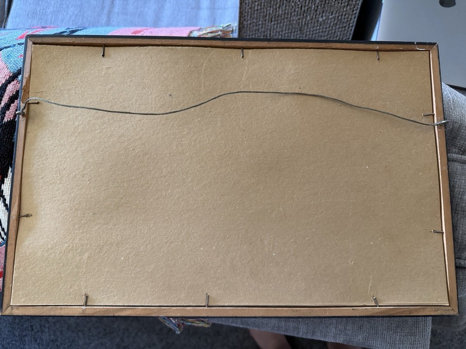 Antique Art Deco 1920's Framed Lithograph Print by Tsanya Marygold ...