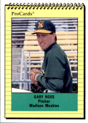 1991 Madison Muskies ProCards #2131 Gary Ross Carlsbad California ...