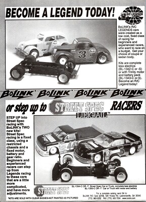 Bolink RC Bodies Print Ad Wall Art Decor Ephemera Street Specs | eBay