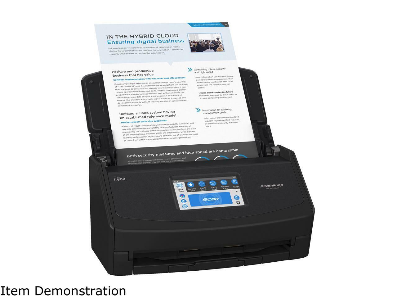 Fujitsu ScanSnap iX1600 Scanner - Black for sale online | eBay