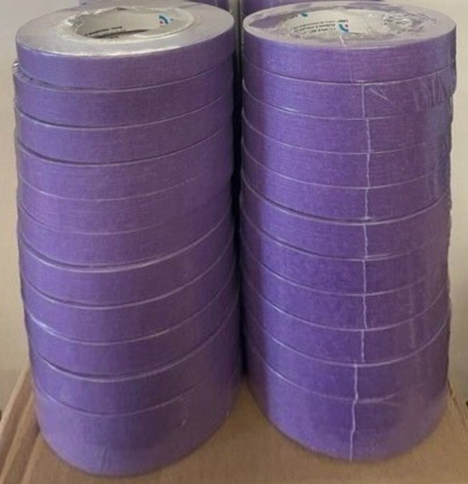 Professional Grade 3/4" Masking Tape - Competes with 3M 6652 Yellow ...