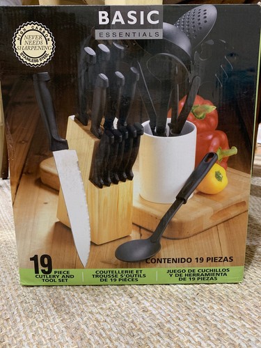 Basic Essentials 19 Piece Cutlery and Tool Set. Brand New! | eBay