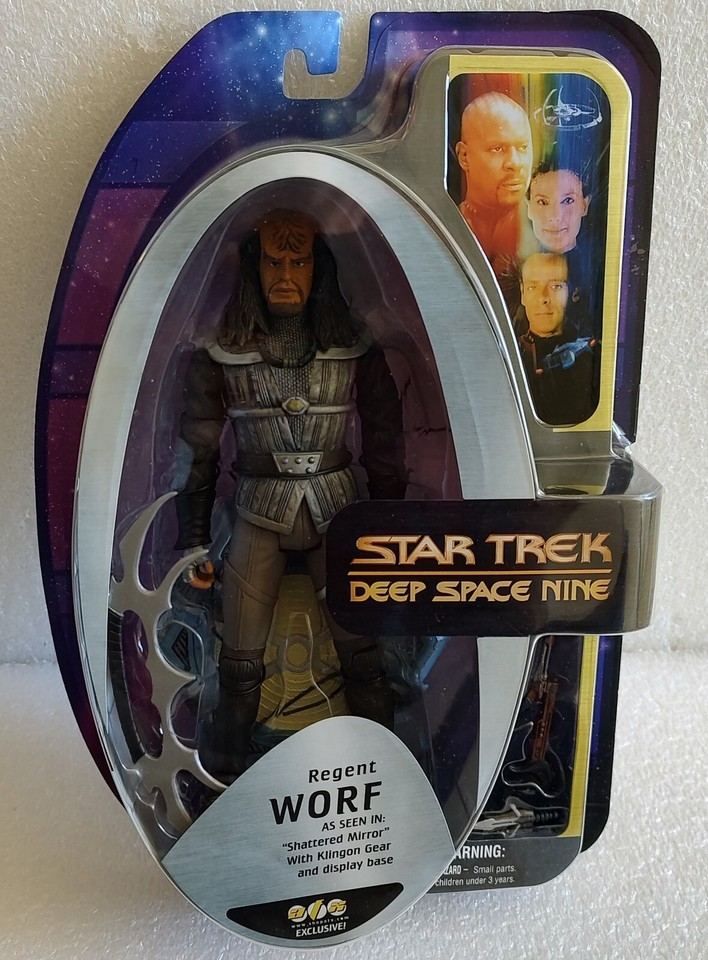 2005 DIAMOND SELECT ART ASYLUM STAR TREK DS9 REGENT WORF FROM SHATTERED ...