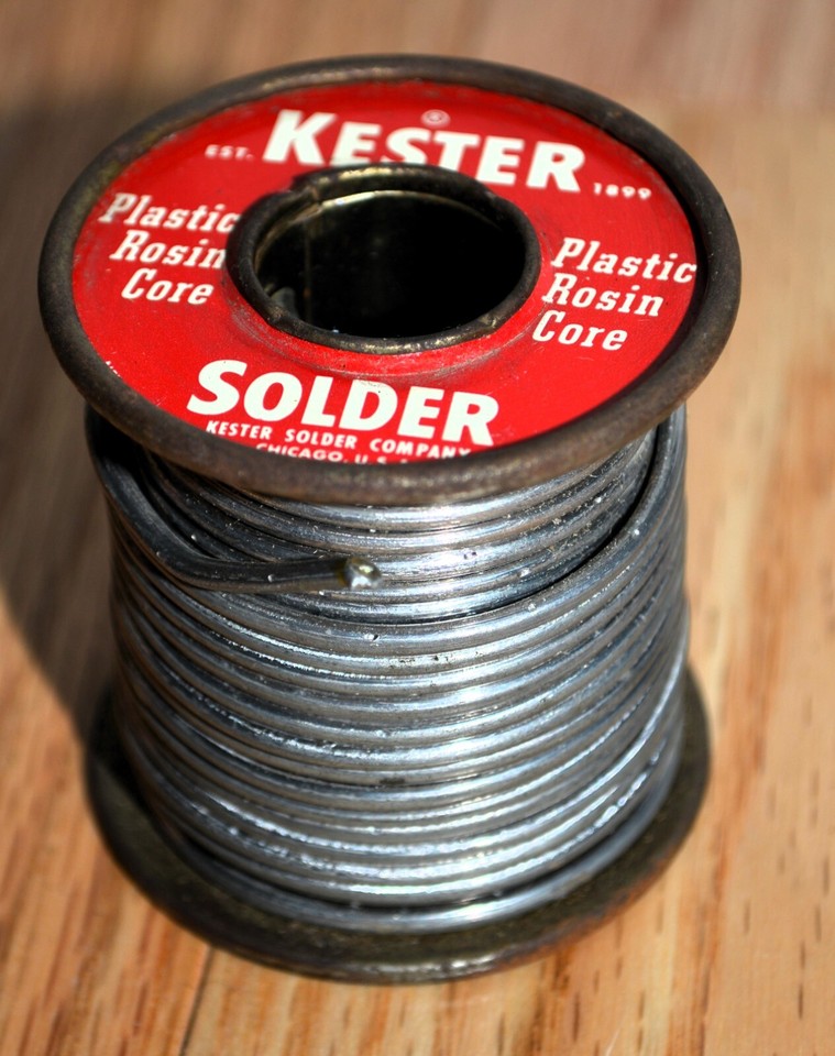 VINTAGE KESTER PLASTIC ROSIN CORE SOLDER 13.6 OUNCES | eBay