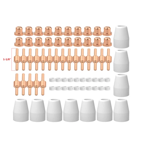 PLASMA CUTTER CONSUMABLES kits for VEVOR 50A Cut-50 Electrode Tip Cup ...
