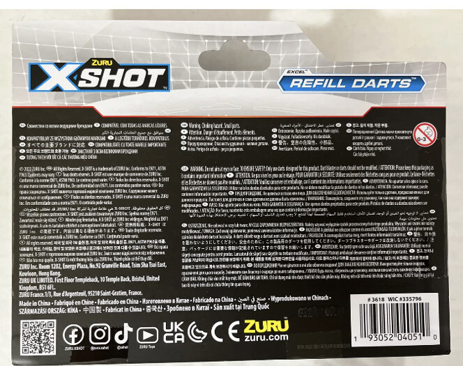 Zuru X Shot Pack 36 Refill Darts. Compatible With All Major Brands. NIP ...