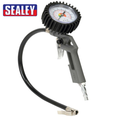 Sealey Car/Van Air Line Tyre Inflator With Gauge 0-175psi Compressor ...