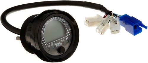 ACEWELL multifunction digital meter MD 052 - 353 Bike meter from JAPAN ...