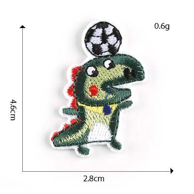 small soccer frog Embroidered W1.3"XH1.9" Applique Iron On Patch 3530 ...