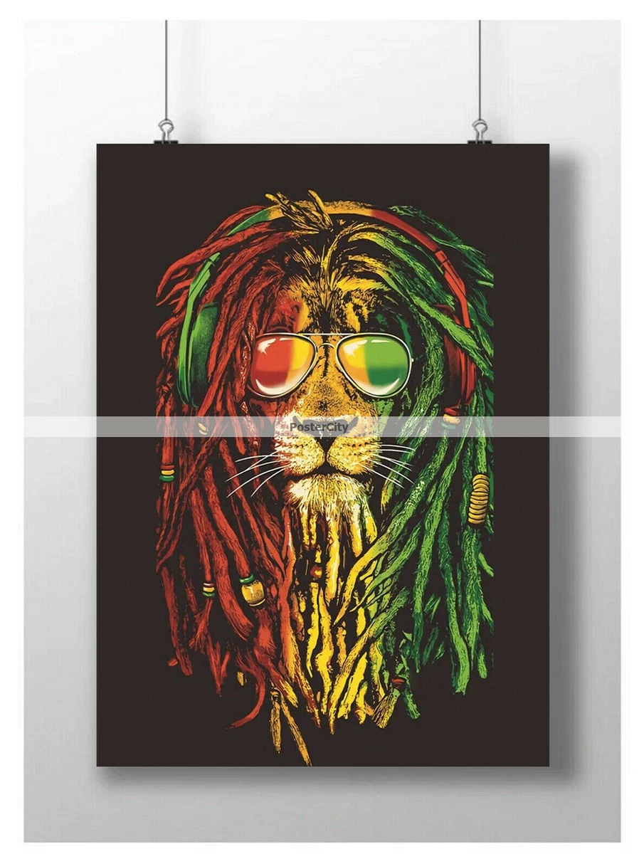 Rasta Bob Marley Lion